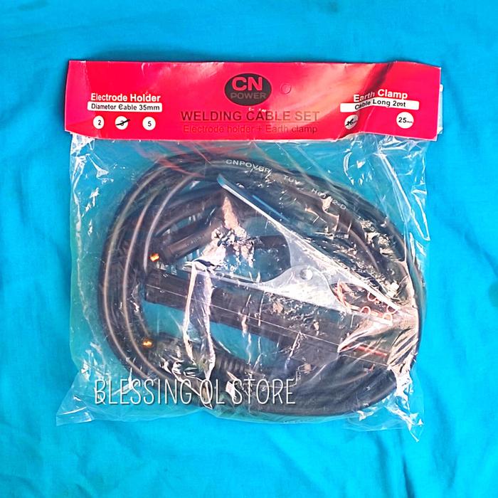 Jual PAKET SET Tang Las & Tang Massa & Kabel 2 Meter Stang Las Listrik ...