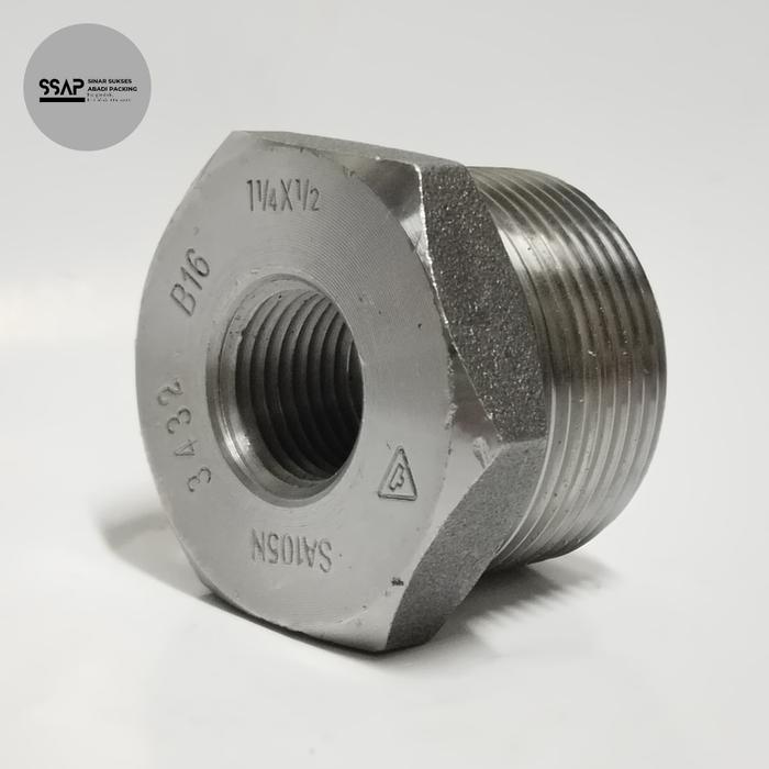 Jual Vlok ring besi class 3000 NPT drat 1 1/4" × 1/2" inch / Bushing ...
