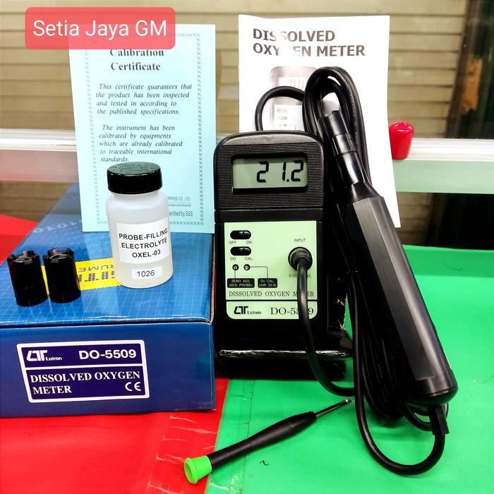 Jual Lutron DO-5509 Dissolved Oxygen Meter - alat ukur oxygen terlarut ...