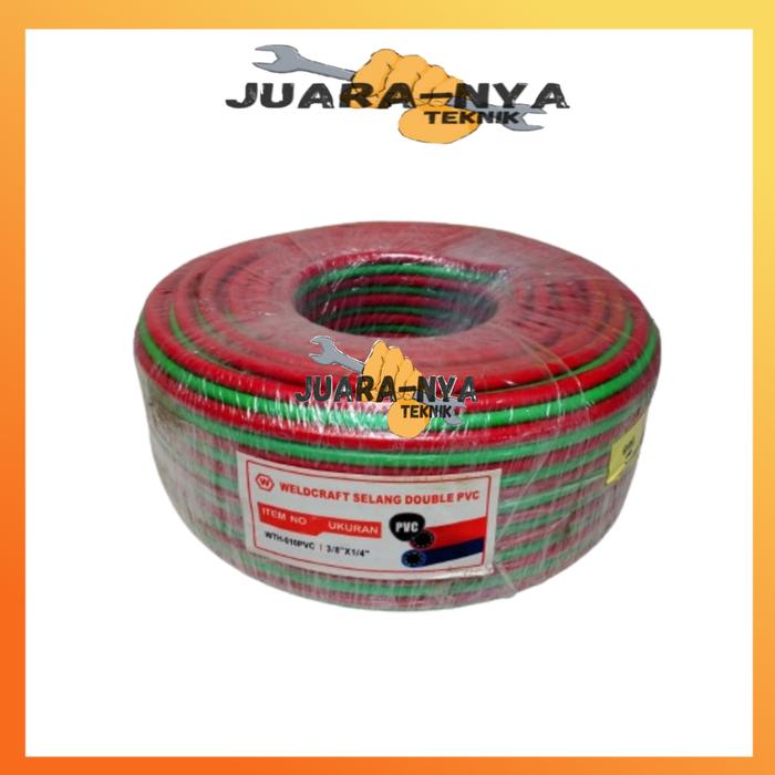 Jual WELDCRAFT Selang Las Double / Welding Hose Oksigen Gas LPG PVC ...