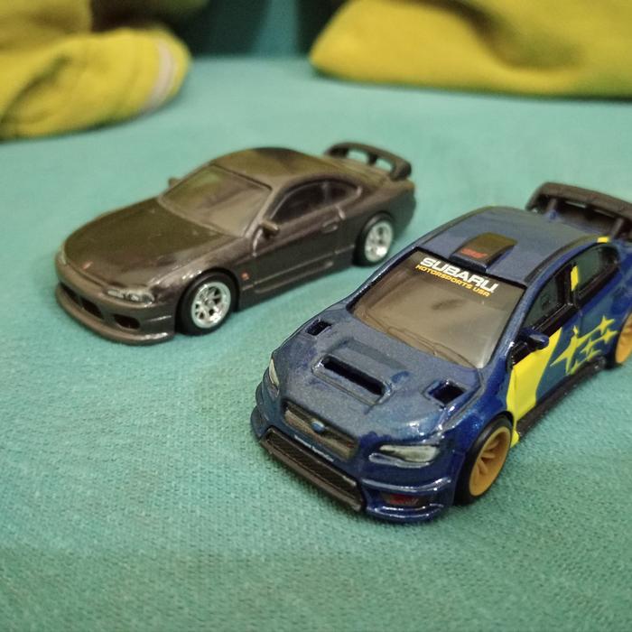 Jual Hot Wheels Premium Loose, Subaru WRX STI Boulevard & Nissan Silvia ...