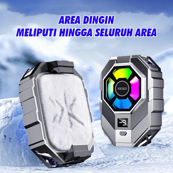 Jual NEIKU NK02 PHONE COOLER SEMICONDUCTOR PELTIER WITH RGB AND ...