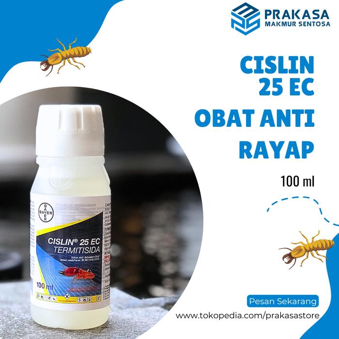 Jual Cislin 25 EC Anti Rayap 100ml Bangunan Rumah Kayu Obat Rayap ...