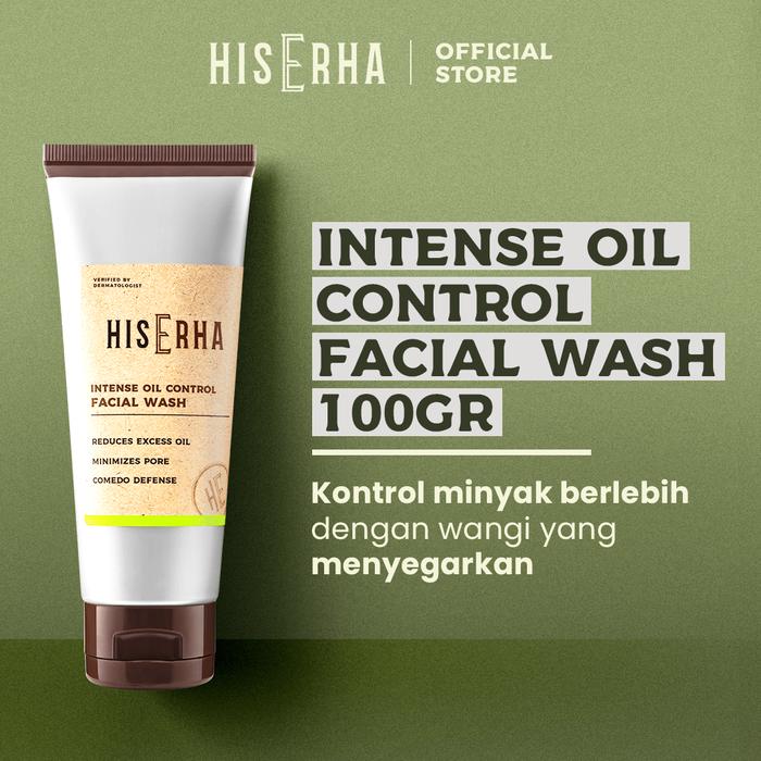 Promo HISERHA Intense Oil Control Facial Wash 100 g - Sabun Cuci Muka ...
