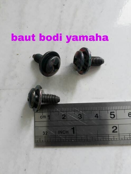 Jual Baut Body Motor Yamaha Body Bolt Ukuran Standar Original Satuan ...