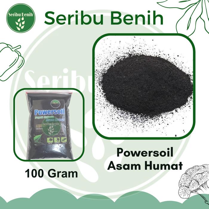 Jual 100 Gram Powersoil Pupuk Organik Pembenah Tanah - Power Soil 100gr Asam Humat Kemasan ...
