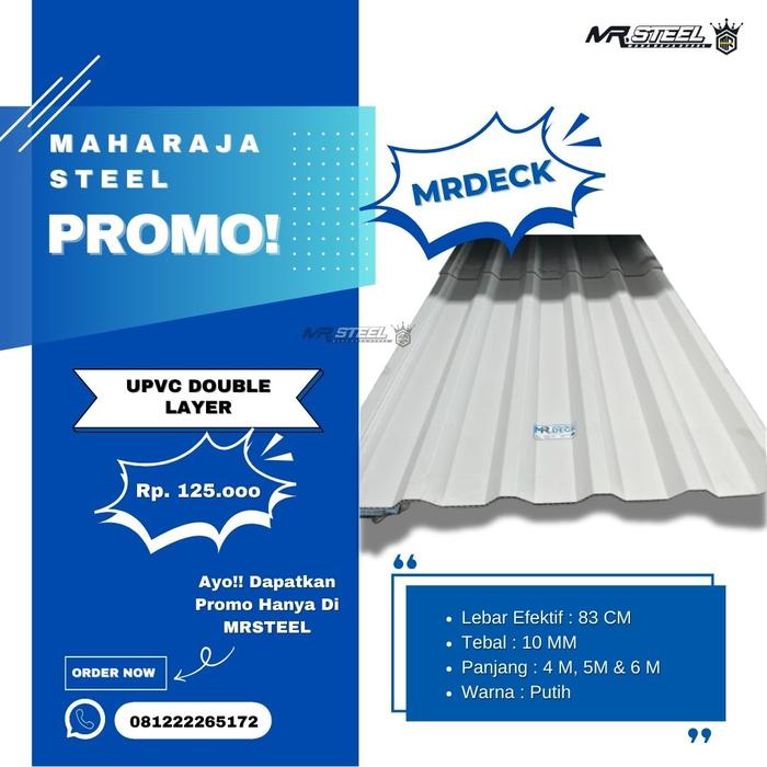 Jual Atap Alderon UPVC Double Layer/MR DECK - Kab. Bogor ...
