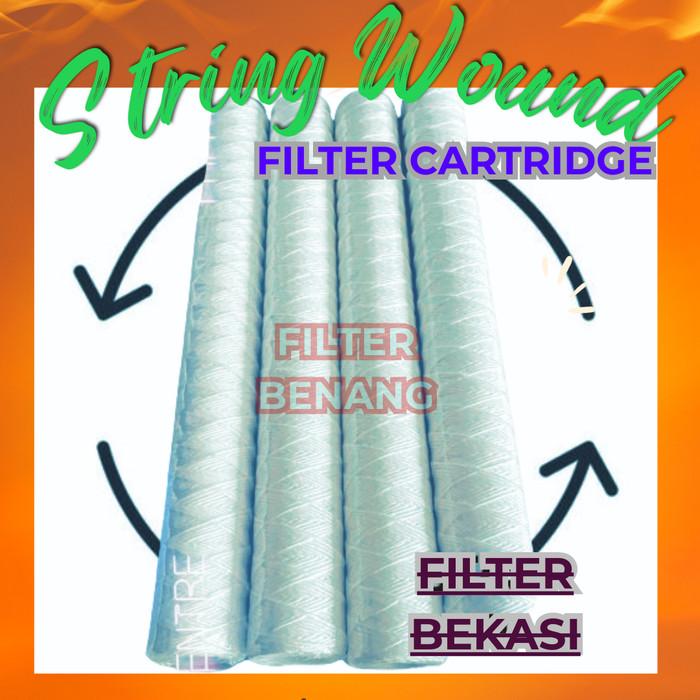 Jual Cartridge Filter Benang / String Wound Ukuran 20 Inch Micron 05um ...