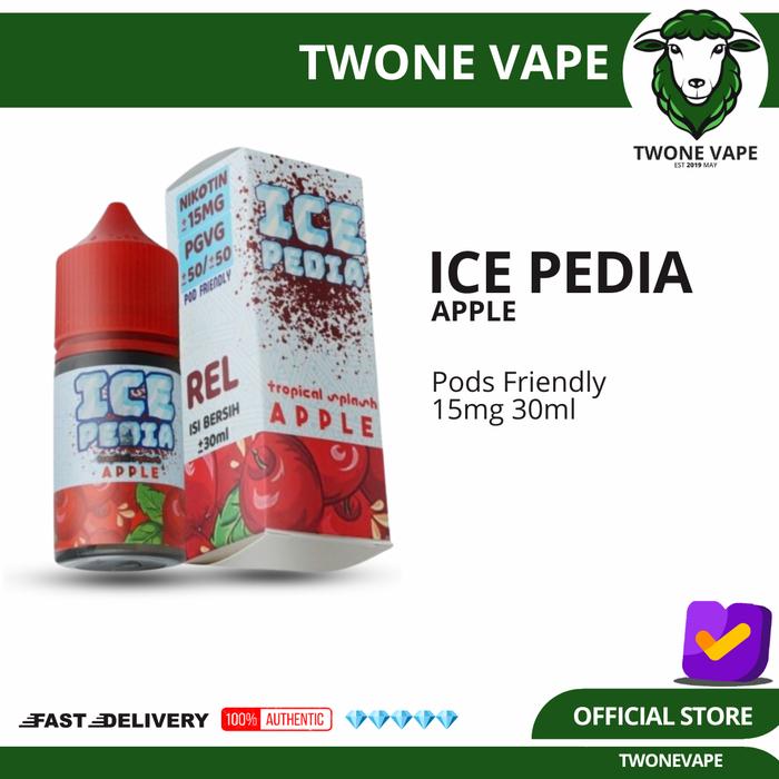 Jual Liquid Icepedia Apple Pods Friendly 30ML by Majapahit Brew / Ice ...