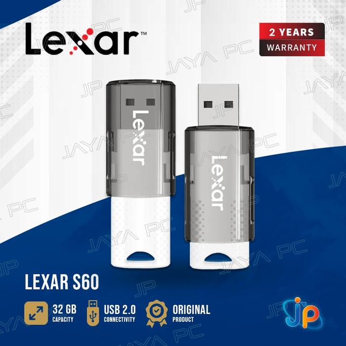 Jual FlashDisk Lexar S60 Jumpdrive 32GB - Flash Disk 32 GB USB 2.0 ...