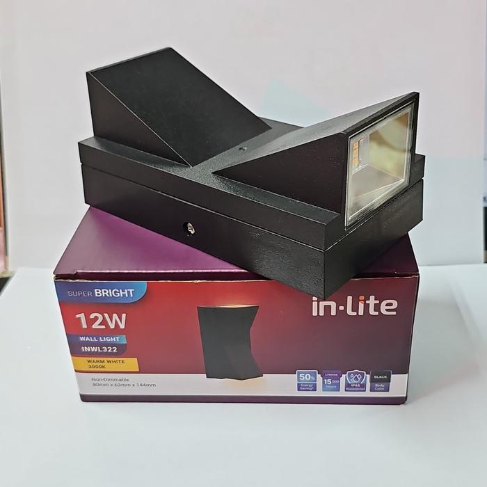Jual IN-LITE Lampu Dinding INWL322 6W 12W Kuning Wall Light InLite ...