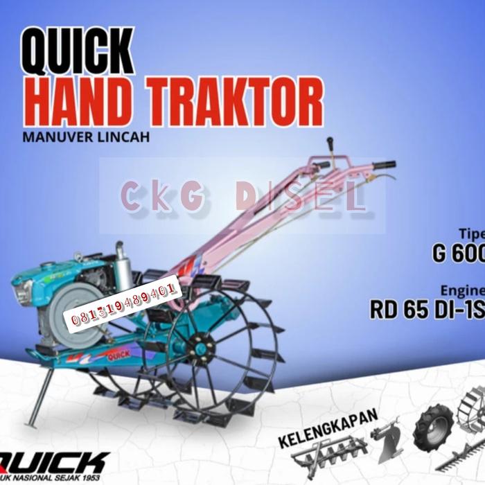 Jual Traktor Quick G600 Kubota R65 D12 G600 - Kab. Tangerang - Ckg ...