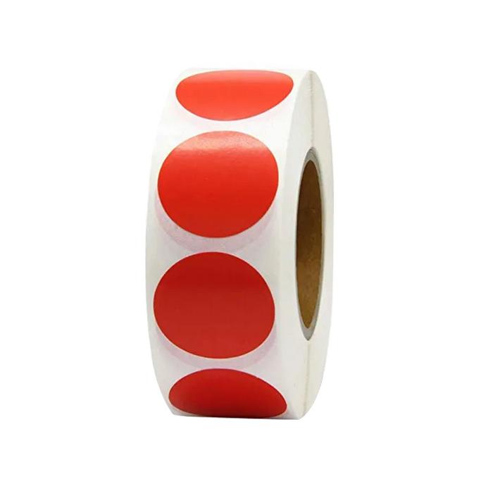 Jual 3 roll Sticker Bulat Dot Label Stiker Bundar Polos Color Dot ...