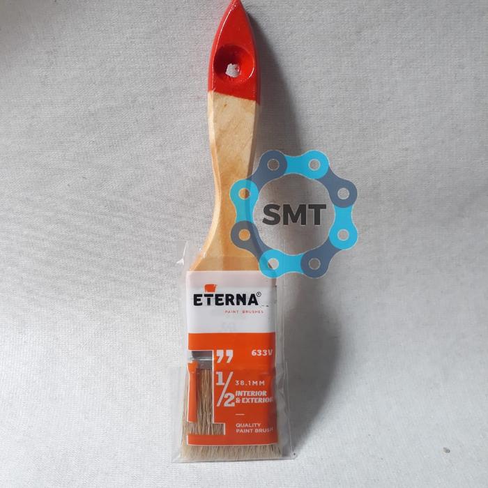 Jual Eterna Kuas Cat Tembok 1,5 inch 1,5” Premium Tipe 633 Original ...