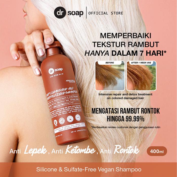 Jual dr soap Deep Cleansing & Revitalizing Shampoo Mars Spice 400ml ...