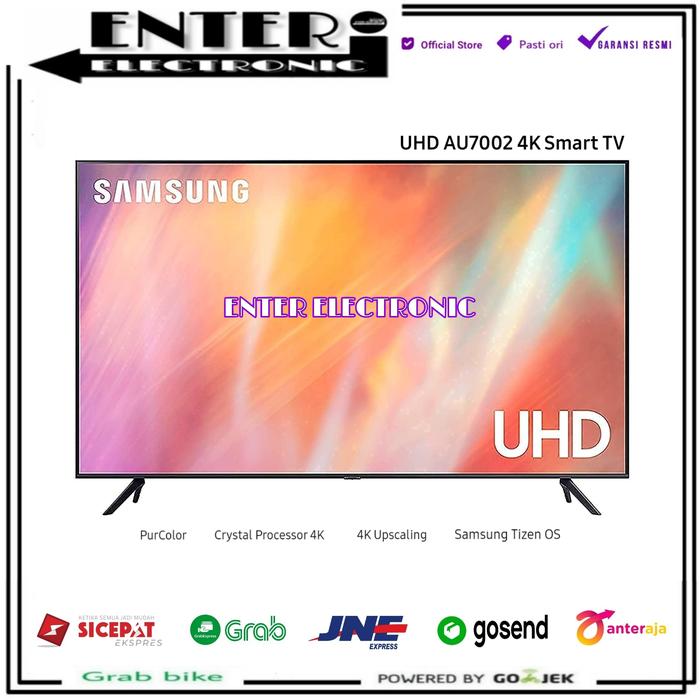 Promo SAMSUNG UA65AU7002 - SMART TV LED 65 INCH CRYSTAL UHD 4K HDR 65AU7002 Cicil 0% 3x - Kota ...