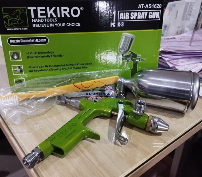 Jual TEKIRO AIR SPRAY GUN K-3 TABUNG ATAS / SEMPROTAN CAT K3 / AIR ...