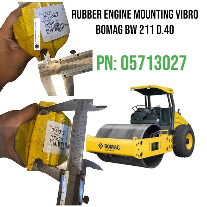 Jual Rubber foot engine mounting bomag pn 05713027 - Jakarta Utara ...