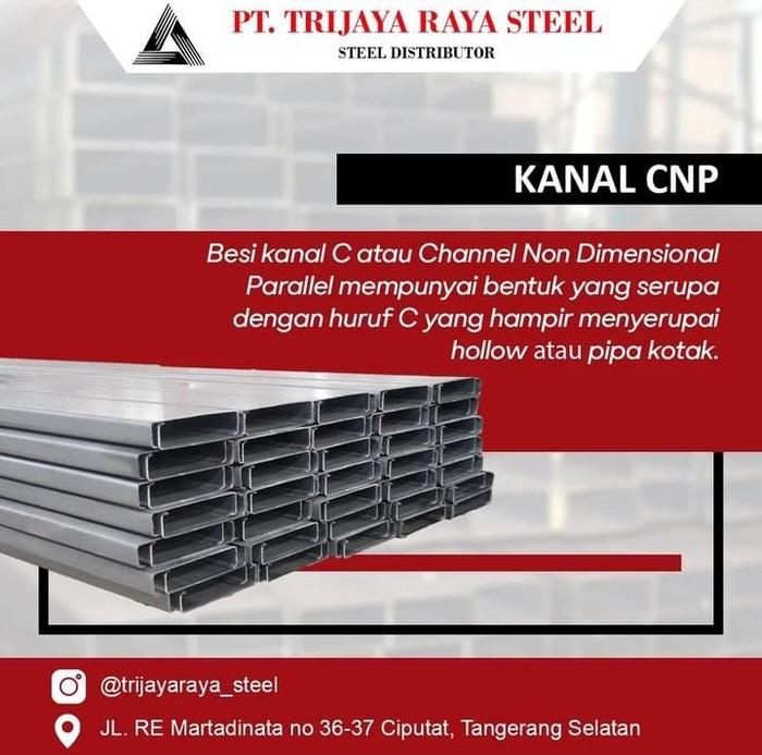Jual Besi Kanal CNP 150 x 50 x 6 Meter (SP) Tebal 2.0 MM - Kota ...