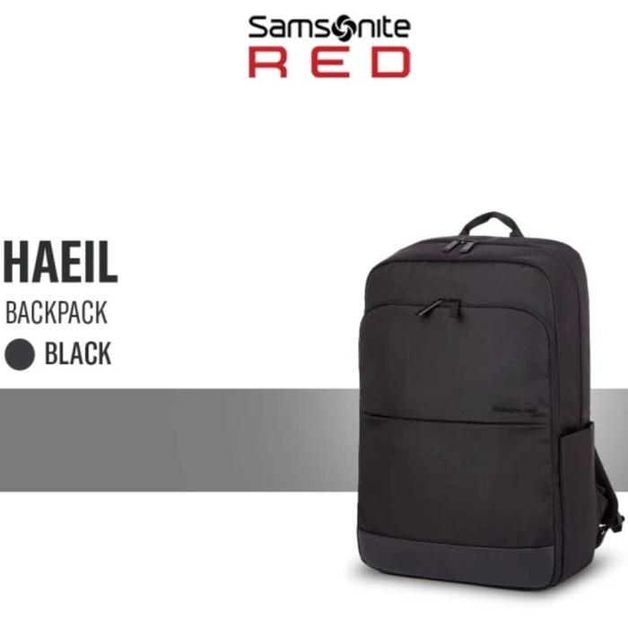 Promo Tas Samsonite Red HAEIL Backpack Laptop 15,6 Inch - Black - Kota ...