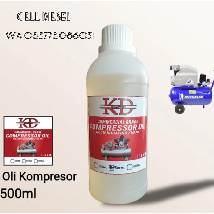 Jual Oli Kompresor Angin 500 ML / Khusus Kompresor Angin ISO VG68 - Kab ...