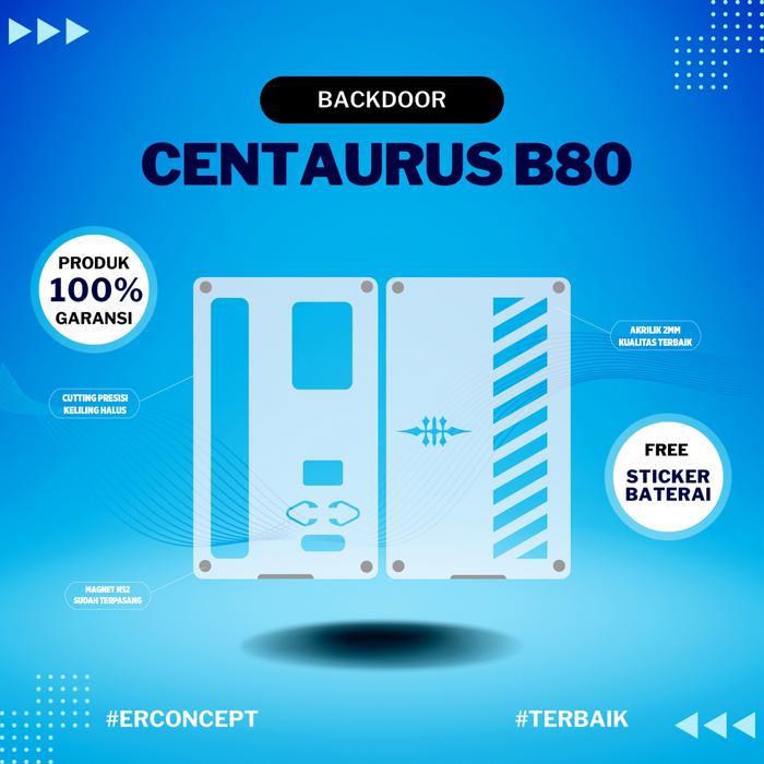 Promo Backdoor Centaurus B80 Panel Akrilik Clear & Motif Bisa Custom ...