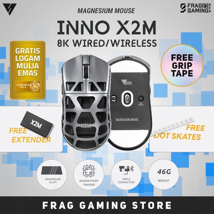 Jual VortexSeries INNO X2M Vortex Inno X2M Inno X2 M Ultra Lightweight Wireless Gaming Magnesium ...