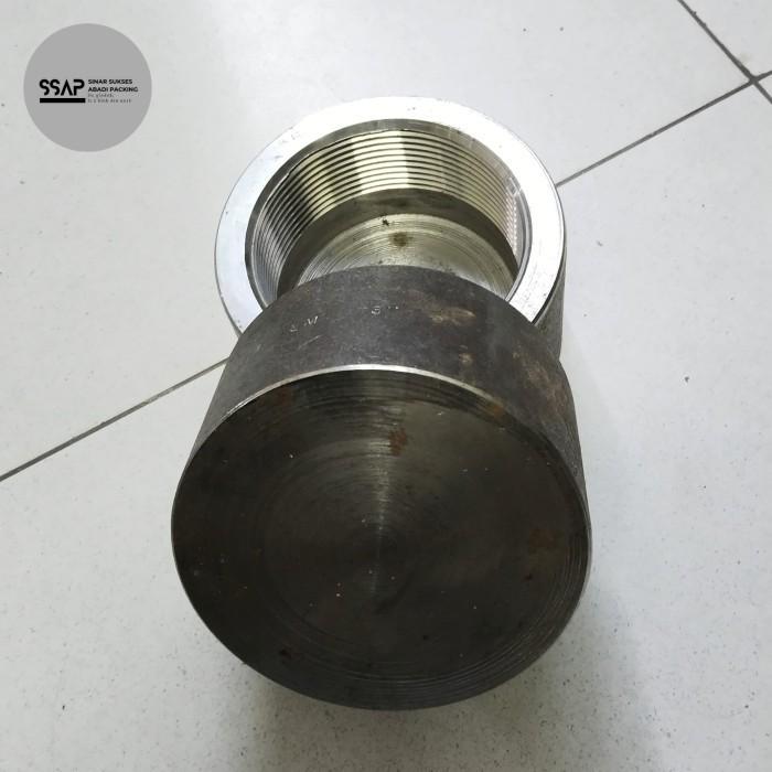 Jual Dop besi class 3000 NPT drat 1 1/4" inch / DN32 End Cap Carbon ...