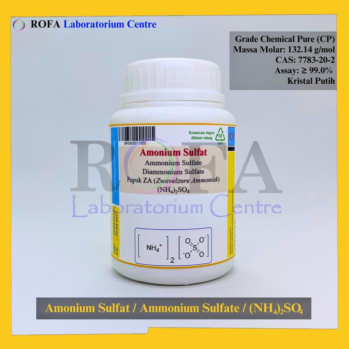 Jual Amonium Sulfat / Ammonium Sulfate / (NH4)2SO4 CP 500 Gram - Kota ...