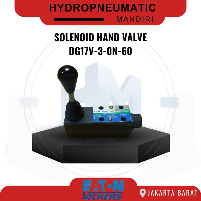 Jual EATON VIKERS SOLENOID HAND VALVE DG17V-3-0N-60 - Jakarta Barat - HYDROPNEUMATIC MANDIRI ...