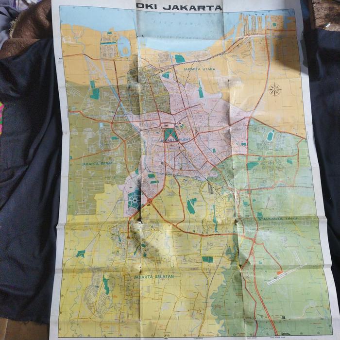 Jual peta jadul DKI jakarta tahun 1986 ukuran jumbo - Kota Salatiga ...