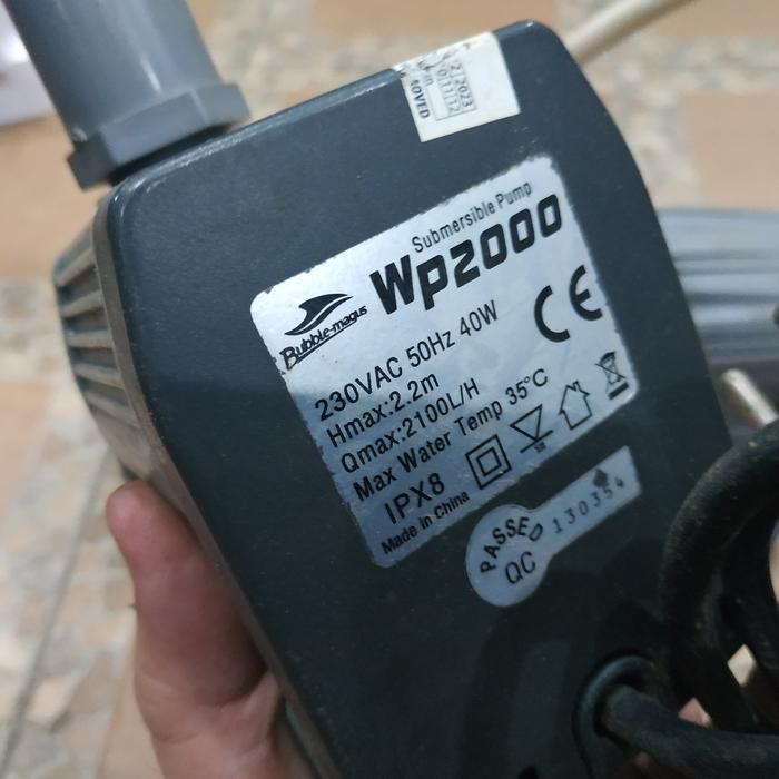 Jual skimmer pump bubble magus Wp2000/ pompa skimmer bubble magus ...