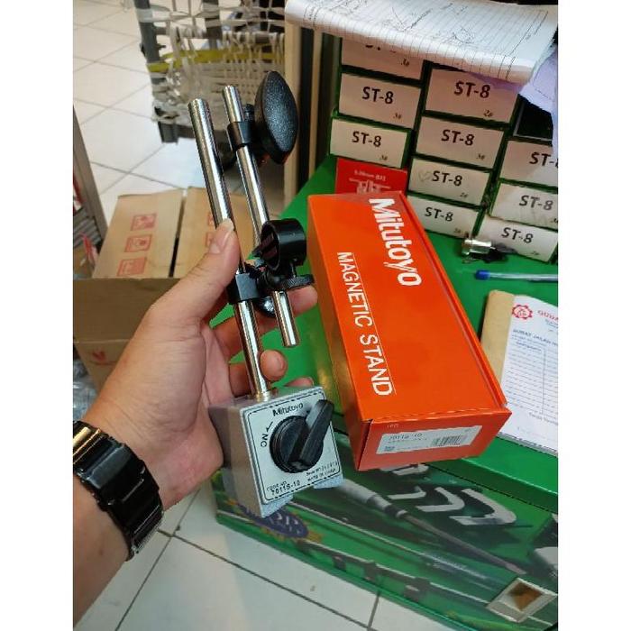 Jual ** magnetic stand mitutoyo asli / stand dial mitutoyo 7011s-10 ...