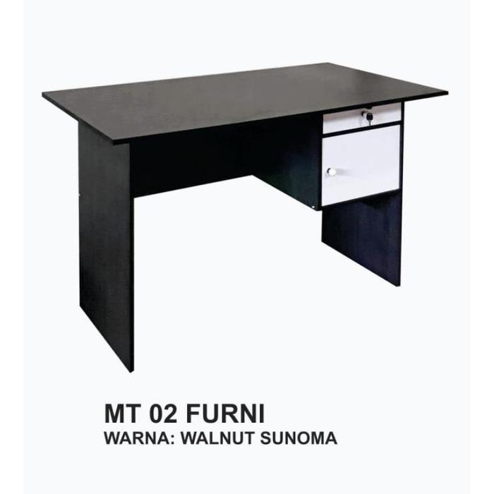 Jual Meja kantor meja belajar meja kios 120x59.5x72cm furni panel ...