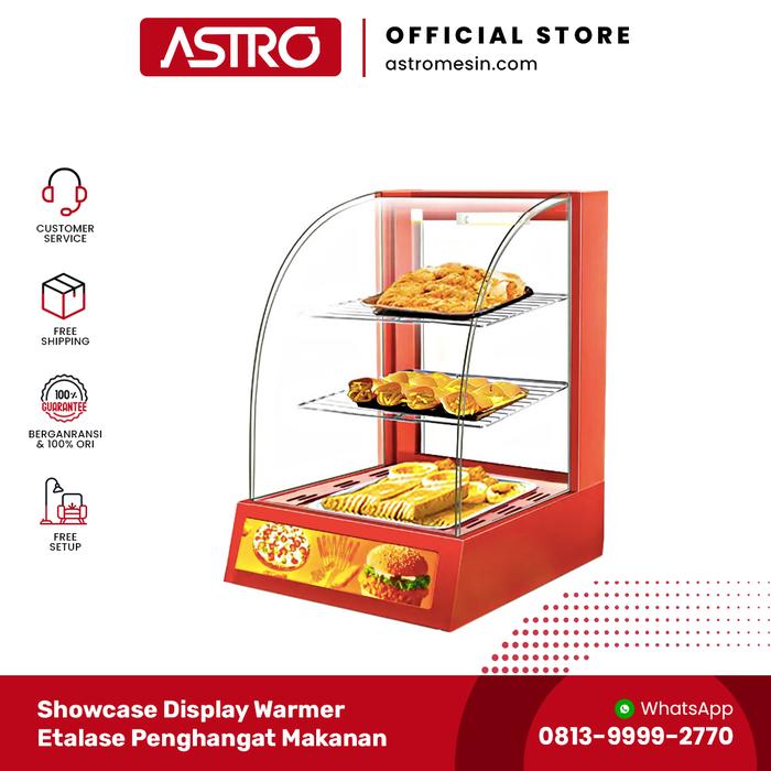 Jual Showcase Warmer Display Makanan Fried Chicken SHC-1P | Etalase ...