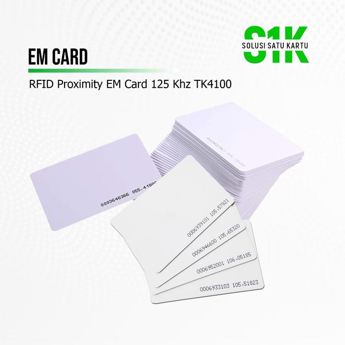 Jual Kartu RFID Proximity EM Card 125Khz Kartu Access Absen - Kota ...