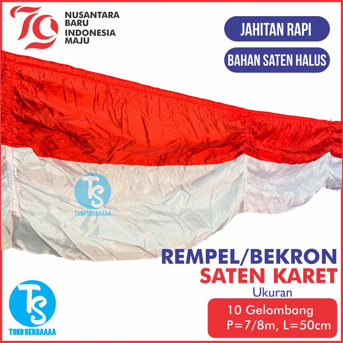 Jual Bendera Merah Putih Dekorasi Bekron Background / Rempel / Rumbay ...