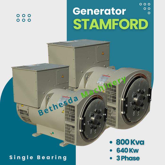 Jual Generator 640 Kw Generator Stamford 800 Kva Alternator Stamford 800Kva 3Phase Single ...