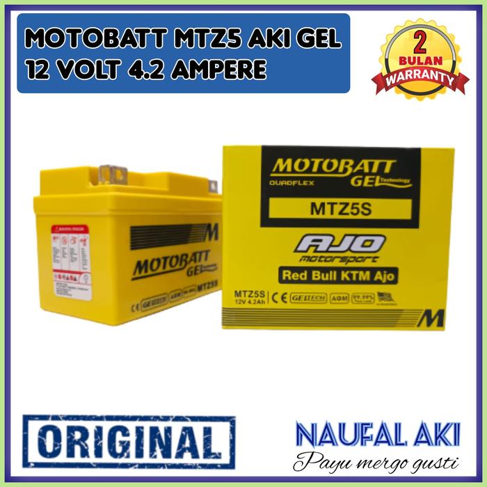 Jual Aki Motor Honda BEAT FI ESP KARBU Motobatt MTZ5 Aki GEL - Kota Bekasi - Naufal Aki | Tokopedia