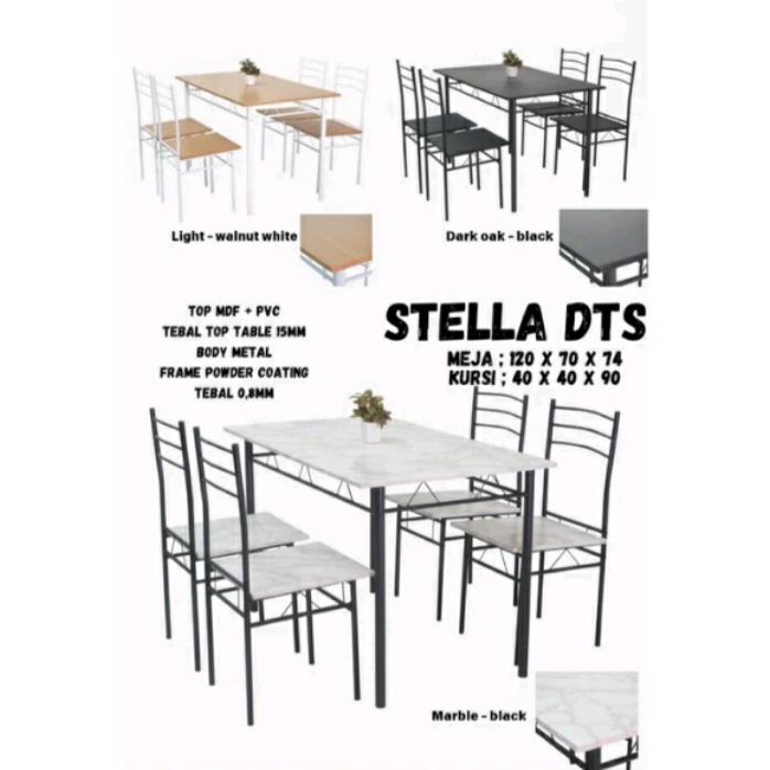 Jual MEJA MAKAN BESI STELLA KAKI BESI - Kota Tangerang - furnistar688 ...