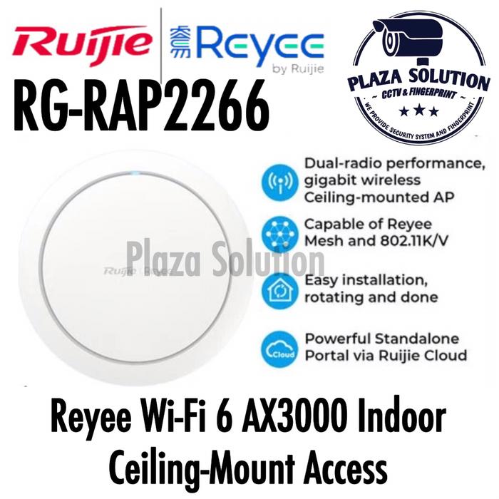 Jual Ruijie RG-RAP2266, Reyee Wi-Fi 6 AX3000 Indoor Ceiling-Mount ...