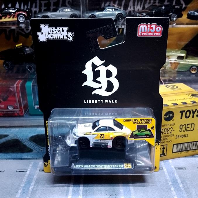 Jual MAISTO MUSCLE MACHINE - LB-SILHOUETTE NISSAN SKYLINE GT-R R34 ...