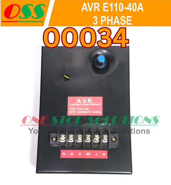 Jual AVR GENERATOR UNIVERSAL E110-40A LOKAL 3 PHASE - Jakarta Barat ...