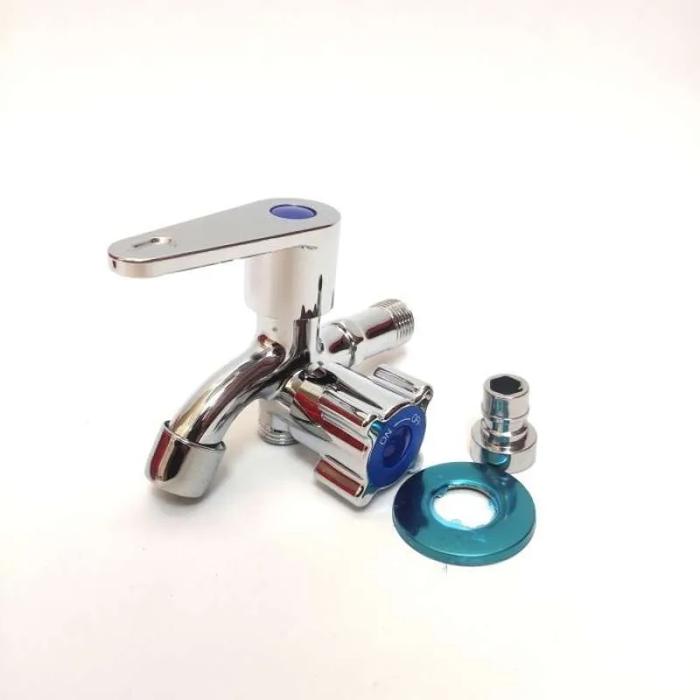 Jual Kran Double Kran Dua Output Masing-Masing ada Putaran Krannya ...