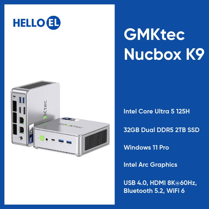 Jual GMKtec Nucbox K9 Intel Core Ultra 5 125H 32GB DDR5 2TB SSD Windows ...