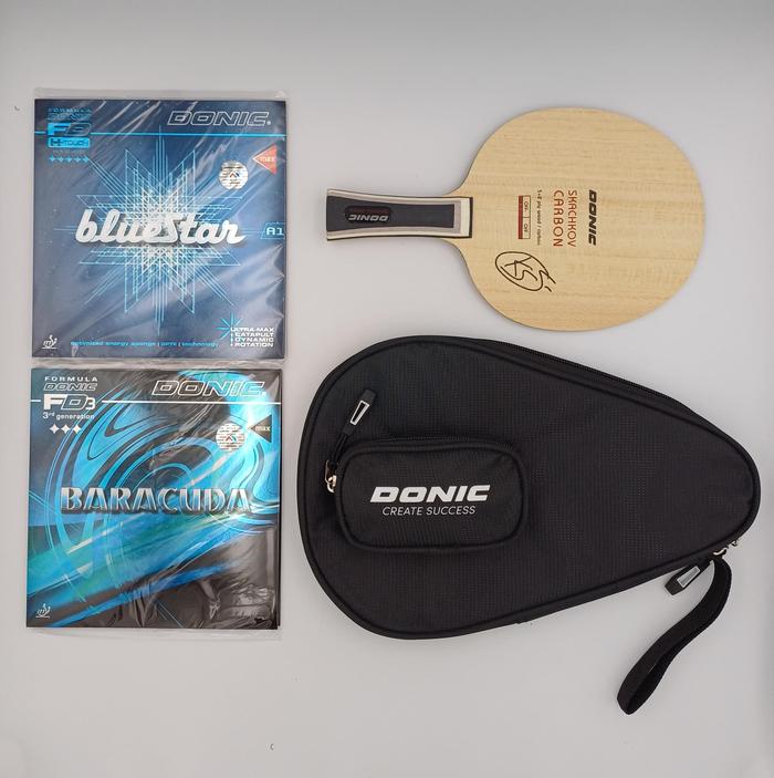 Jual Raket Pingpong Donic Skachkov plus karet Bluestar dan Baracuda Set - Jakarta Barat - Donic ...