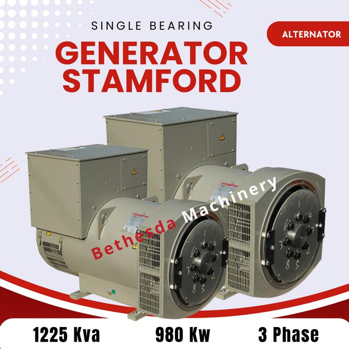 Jual Generator Original 980 Kw Generator Stamford 1225 Kva Alternator ...