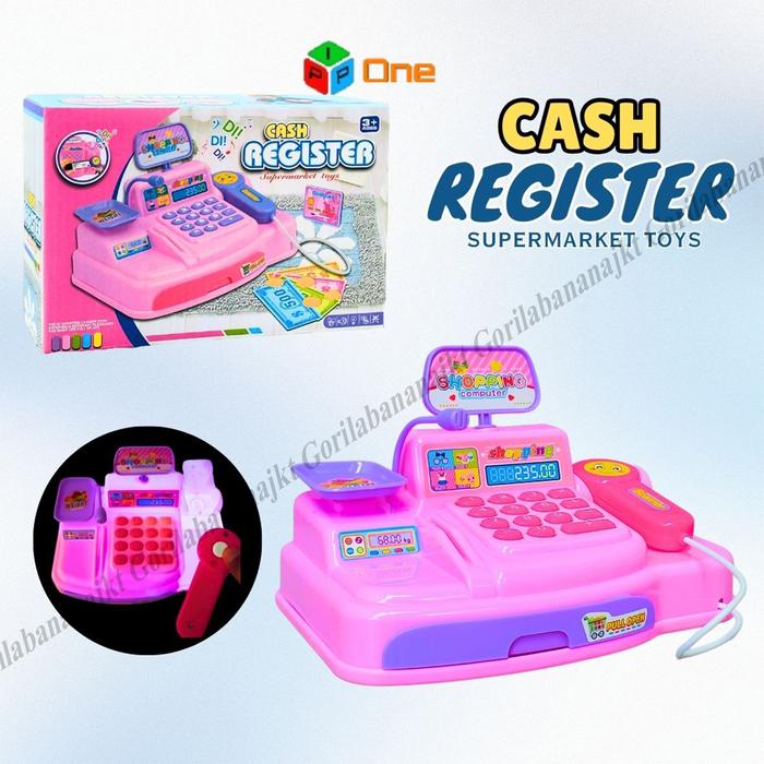 Jual Mainan anak mesin kasir belanja cash register cashier bisa di ...