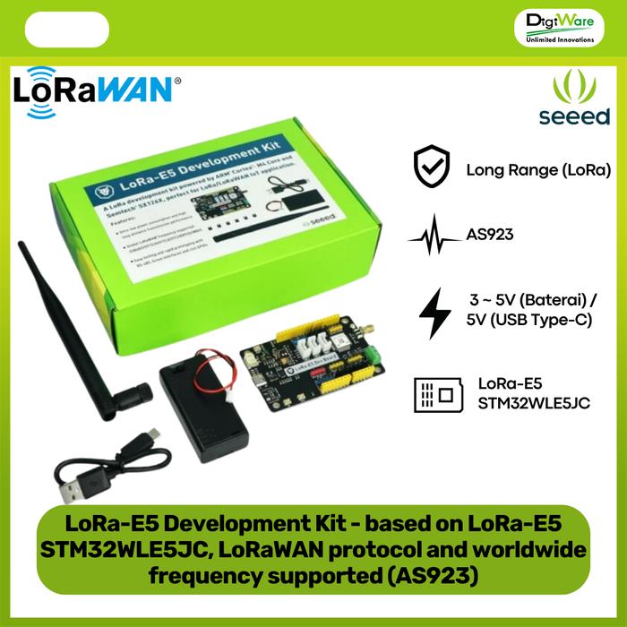 Jual LoRa-E5 Development Kit - based on LoRa-E5 STM32WLE5JC LoRaWAN (AS923) - Kota Bekasi ...
