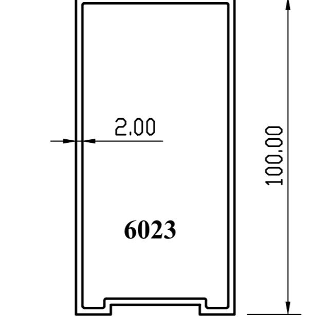 Jual Aluminium Hakiki Urat Kayu Stoper/Skoneng 6023 Aluminium Batangan ...